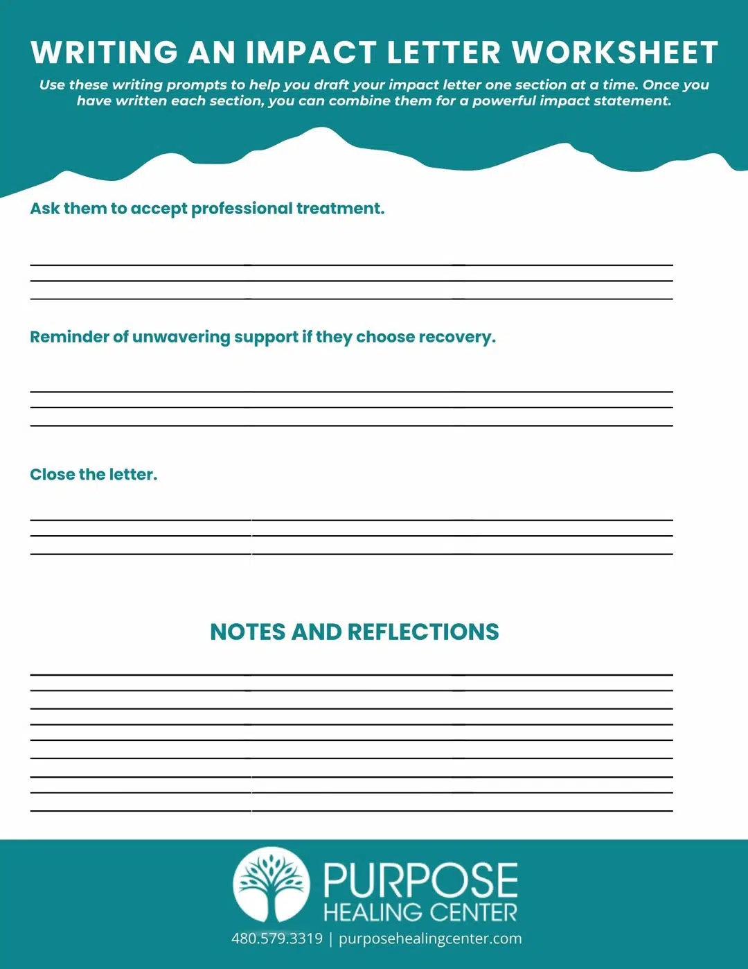 Addiction Impact Letter Example | Purpose | Get Help Today