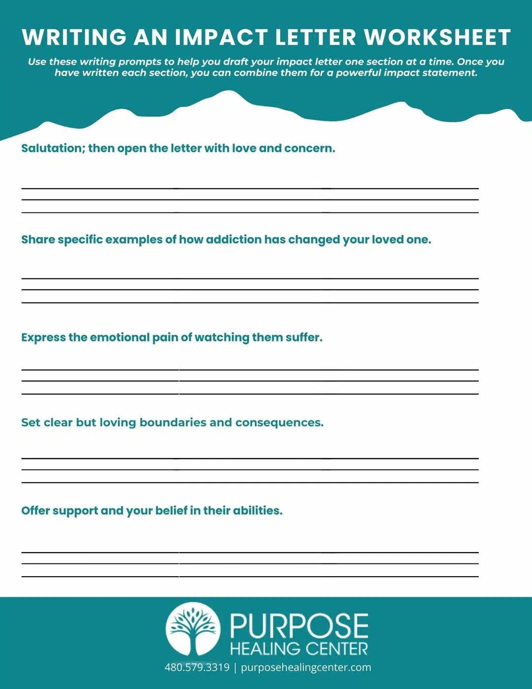 Addiction Impact Letter Example | Purpose | Get Help Today